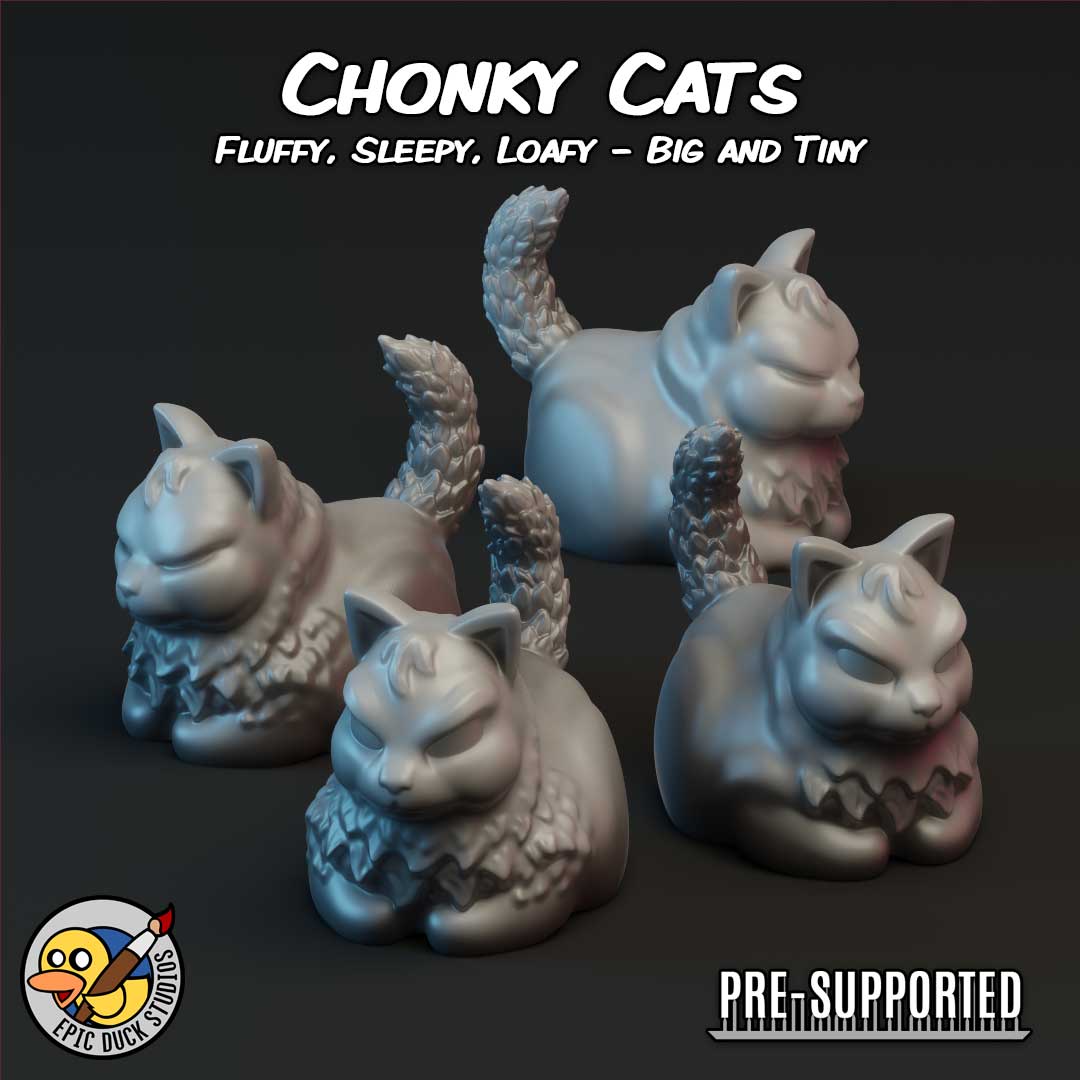 "Loafy Chonks" - Fat Cats just loafing around by Epic Duck Studios – ImpendingDuff