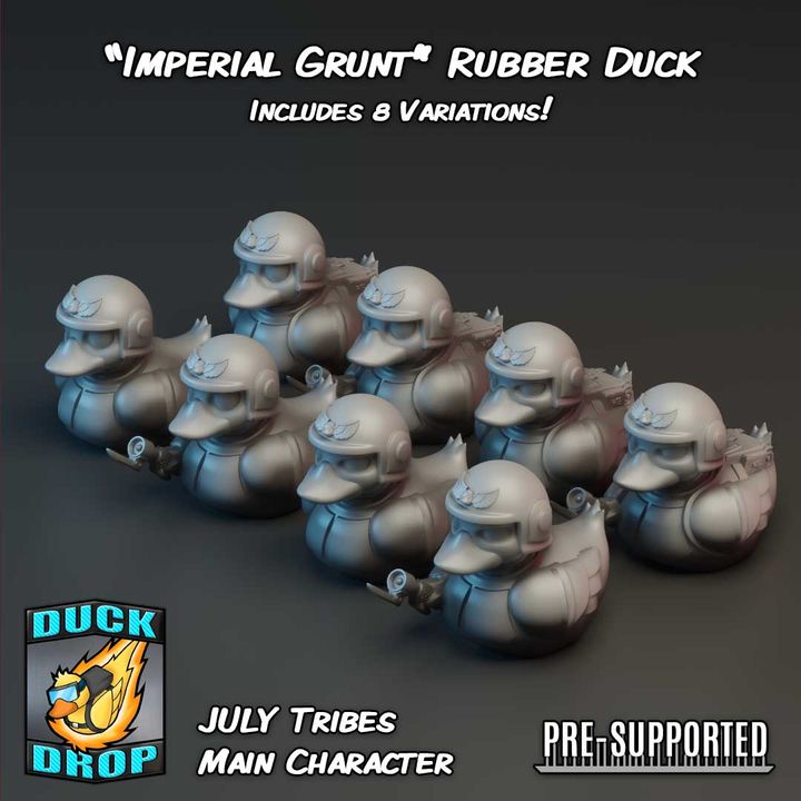 "Imperial Grunt" Rubber Duck by Epic Duck Studios – ImpendingDuff