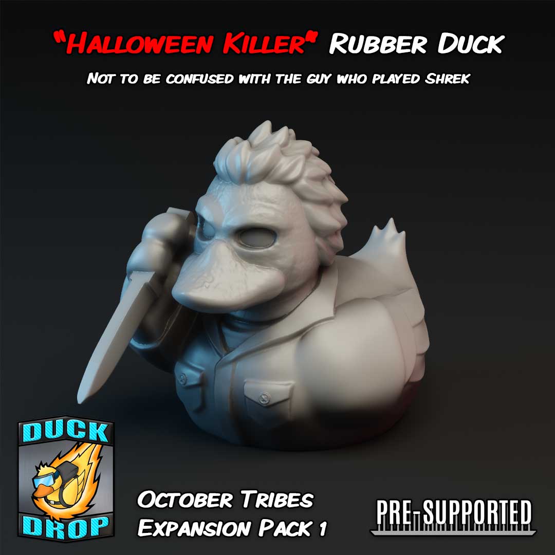 "Halloween Killer" Rubber Duck by Epic Duck Studios – ImpendingDuff