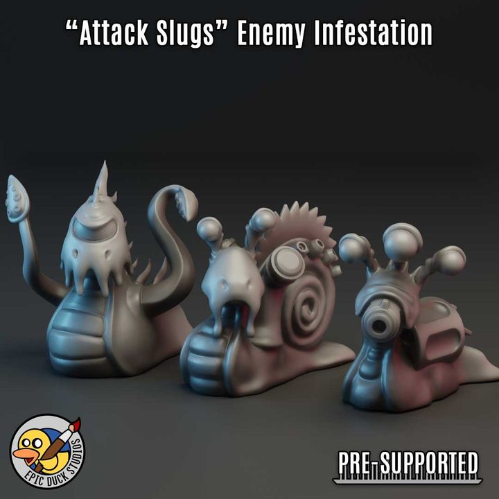 "Attack Slugs!" - Enemy Infestation by Epic Duck Studios – ImpendingDuff
