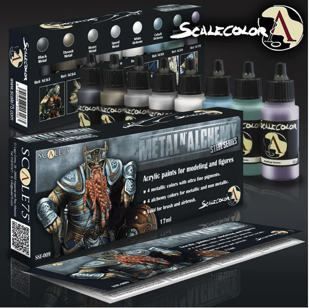 Scale 75 METAL 'N' ALCHEMY STEEL PAINT SET – ImpendingDuff
